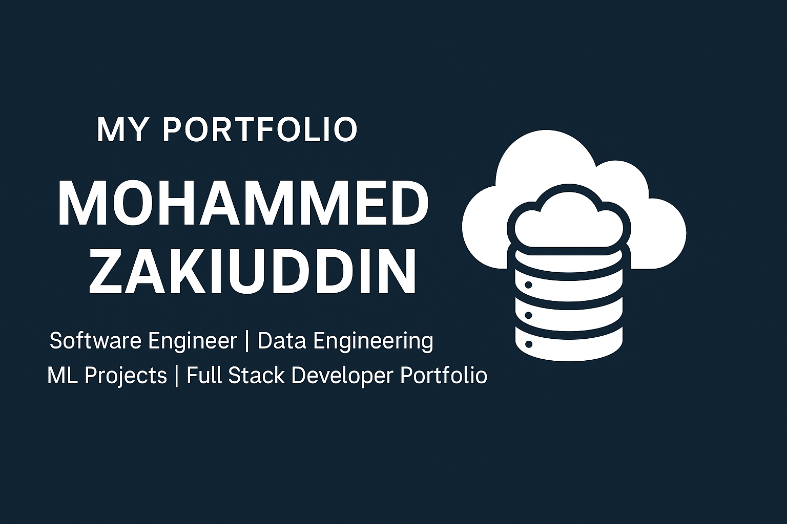 My Portfolio | Mohammed Zakiuddin